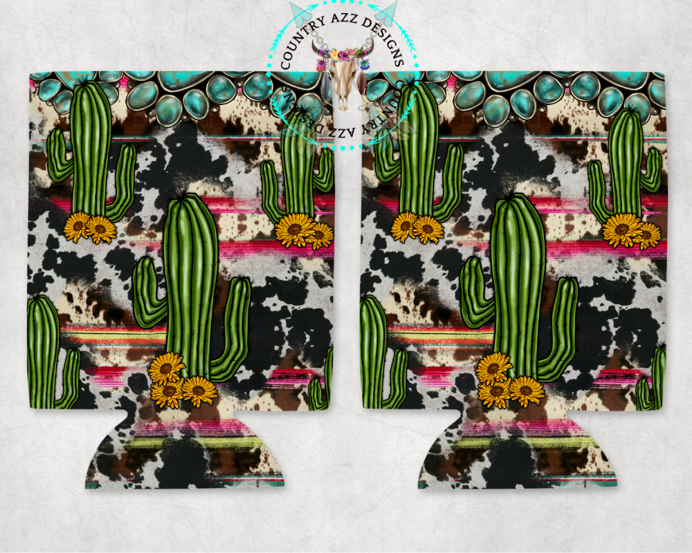 Cow Print Cactus – Country Azz Designs